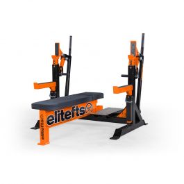 elitefts Signature Competition Olympic Bench with Safeties, Foot Lever ...